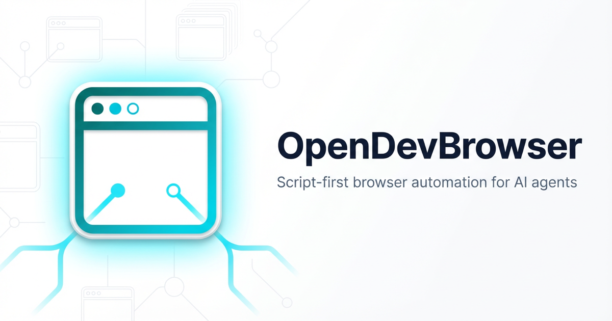 Home | OpenDevBrowser